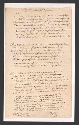 Creation of the Star Spangled Banner