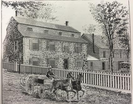 1810 - The Stone mill on Granite Street was built to manufacture cloth.