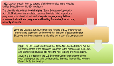 On going court battles of Flores v Arizona