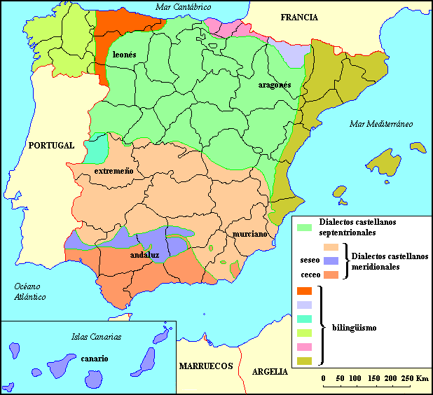 Del mapa lingüístico medieval ibérico surgieron variedades lingüísticas ...