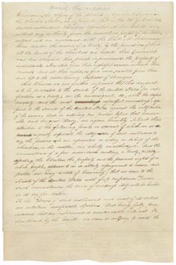 Cherokee Petition in Protest of the New Echota Treaty, 1836 - 1836 ...