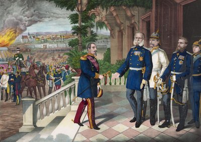 Surrender of Napoleon III after the Battle of Sedan, September 1, 1870.
