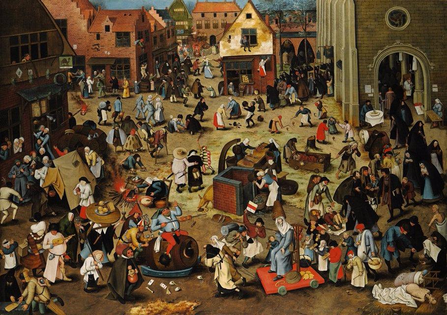 Carnival -(Pieter Brueghel the Younger, The Battle Between Carnival and ...