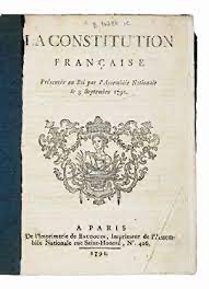 3 septembre 1791 : la constitution est finalement votée et signée par le roi le 13 septembre