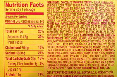 Lunchables health info
