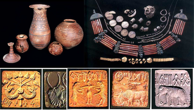 Show a picture of commodities that were traded between civilizations