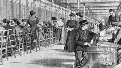 1878… Se instala la primera central Telefónica en New Haven, EE.UU