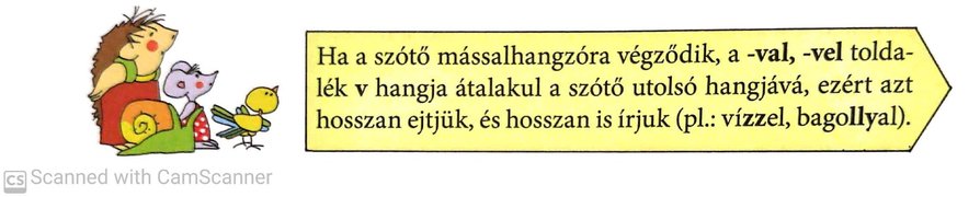 Aki az előző órán nem volt jelen, a szokásos módon másolja le a füzetbe ...