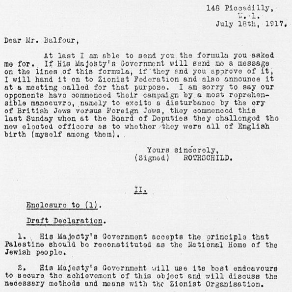Balfour Declaration