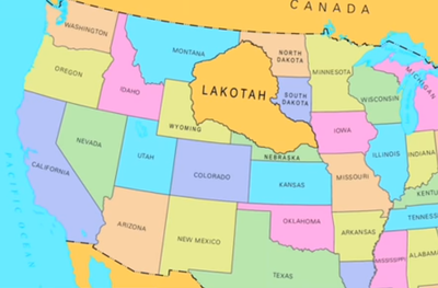 This is what the Lakota land would look like if the Fort Laramie Treaty ...