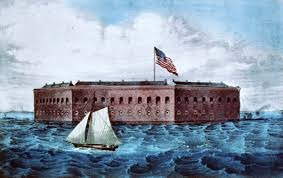 Firing on Fort Sumter - April 1861
