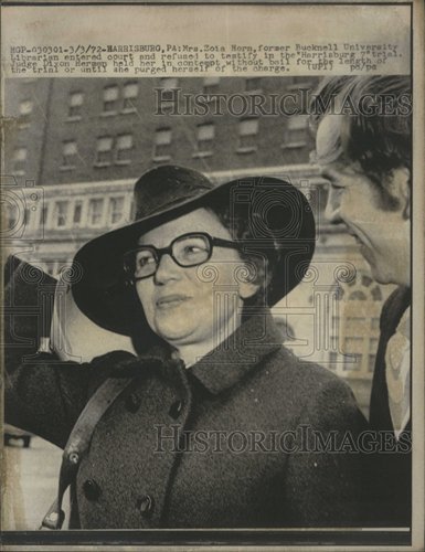 Historical Photo of Zoia Horn
