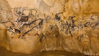 Cave painting (35, 000 BC)