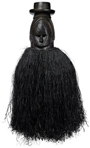 Sowei Mask from the Sherbro District. Mende, 1880–1886. Wood, pigment ...