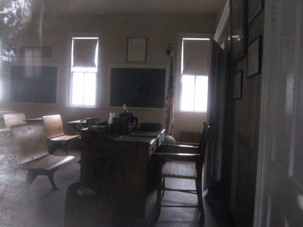 Inside of a school in 1874.