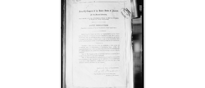 The 18th Amendment which began Prohibition.