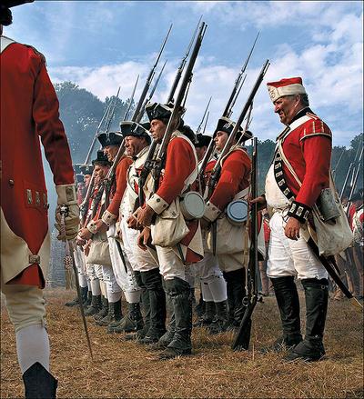 This is the British in their linear strategy
