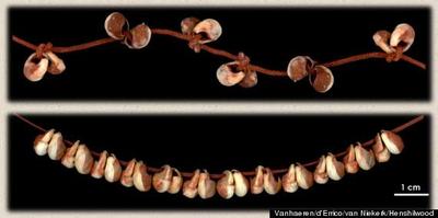 This image is nassarius shells on a necklace, this is probably what ...