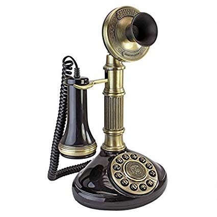 Candlestick telephone, very commonly used in 1920's