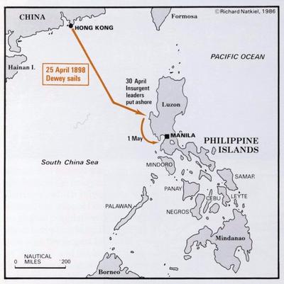 The Philippine- American war, 1899- 1902. After it's defeat in the ...