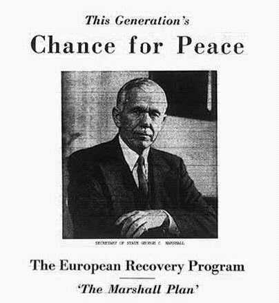 1947 The Marshall plan is announced