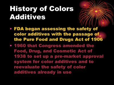 Color Additives Amendment