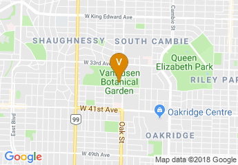 VanDusen Botanical Garden MAP