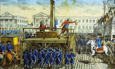 King Louis XVI executed 1793