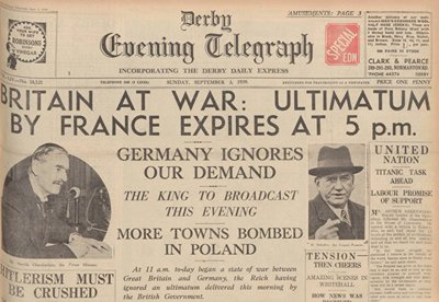 News paper of that time, and announcement of the event.