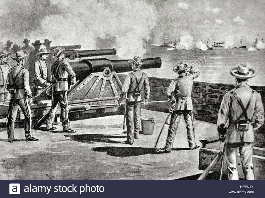 The ensuing war was pathetically one-sided, since Spain had readied ...
