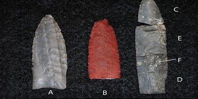 Tools used by the Paleo-Indians