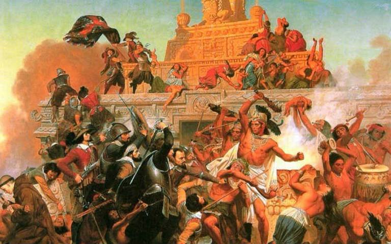 Conquesta de Tenochtitlàn per Hernán Cortés