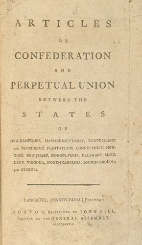 Articles of Confederation - 1777