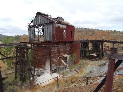 Concrete Bridge and Bins