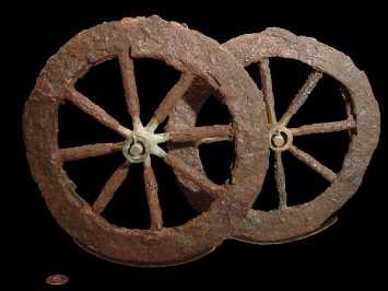 Ancient Mesopotamia invented wheels for transportation around 3200 BC.