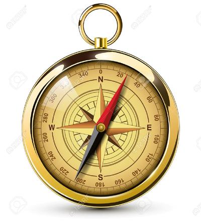 A picture of the old compass from about