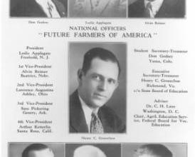1928 - Future Farmers of America is established in Kansas City, Mo.