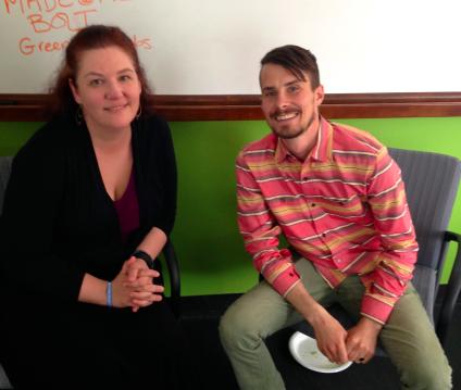 Panelists Jess McLear and Ryan Paugh