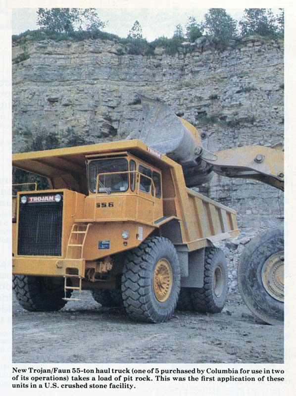 Columbia Quarry Co. in Columbia, Ill., was the first company to use a ...