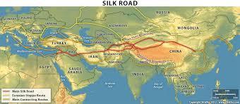 This is the map of the Silk Road.