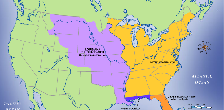 West Florida Annexation and East Florida, 1810, 1813, 1819