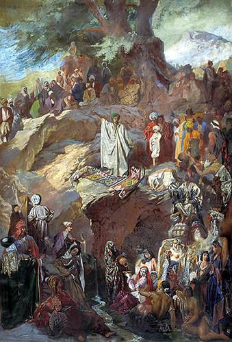In the year 613, Muhammad began preaching in public in the city of Mecca.