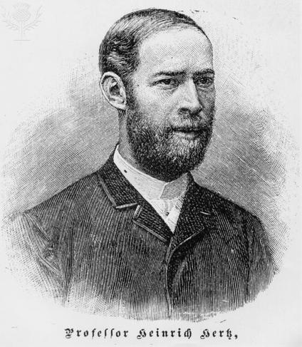 Heinrich Hertz / Portrait / 1894. Fine Art. Britannica ImageQuest ...