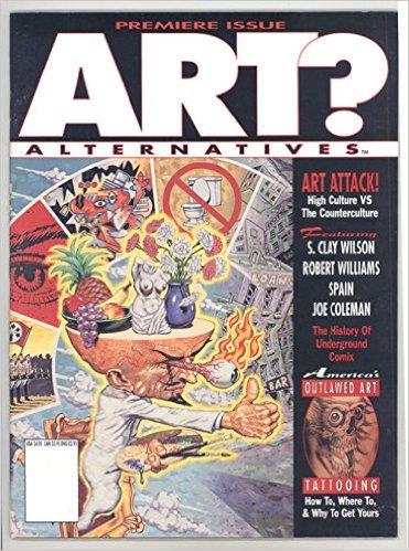 Cover of Art? Alternatives magazine, Premier Issue | Art by Robert Williams