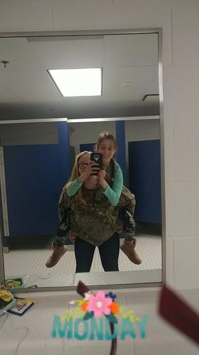 This is my friend Caiden. We have library media together. We are the ...