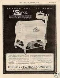 Alva J. Fisher's first electric washer