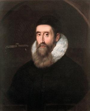 This is the inventor John Napier, that made the Napier's bones. he had ...