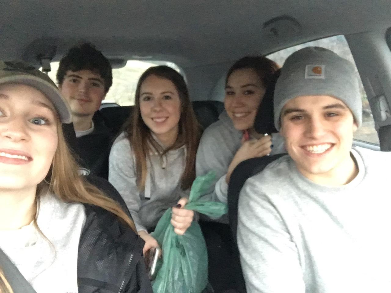 The bag is filled with shoes that have poop on them! :)