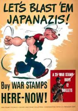 This poster is another form of propaganda, it shows a cartoon ...