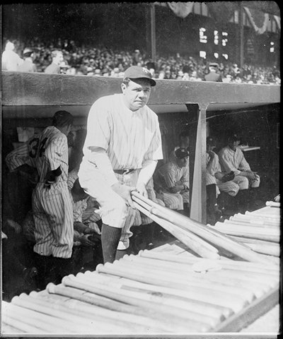 Babe Ruth with the Yankees [9]